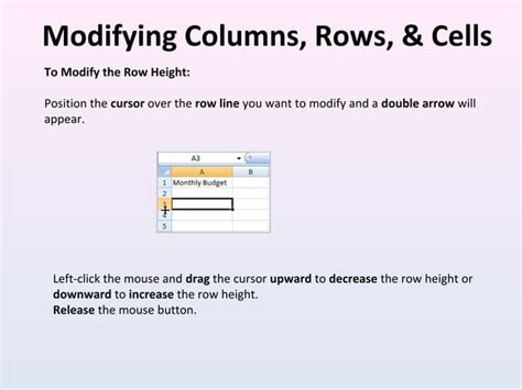Training On Microsoft Excel PPT