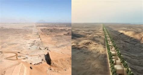 Work On The Vertical Megacity Known As The Line Has Begun