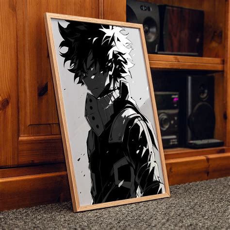 Deku My Hero Academia Anime Digitales Poster Izuku Midoriya Boku No
