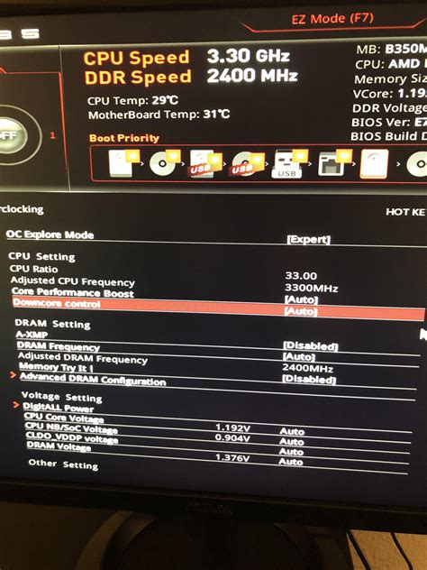 Cant Over Clock CPU Cpu Ratio And Frequency Are In Grey Lettering And Are Unable To Be