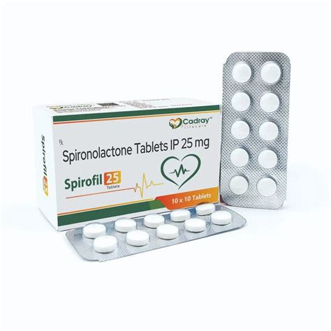 Spironolactone 25 Mg Tablet At ₹ 30strip Spironolactone Tablet In