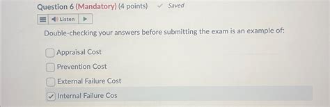 Solved Question 6 Mandatory 4 ﻿points