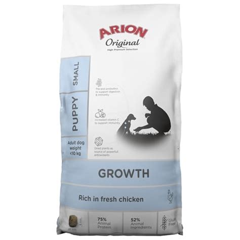 Arion Original Growth Chicken Small 7 Kg Small Nordvest Foder