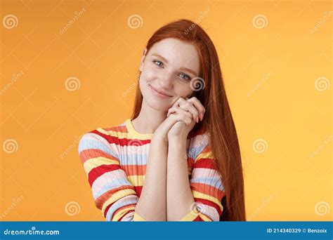 Dreamy Sensual Romantic Young Passionate Redhead Girlfriend Melt Heart