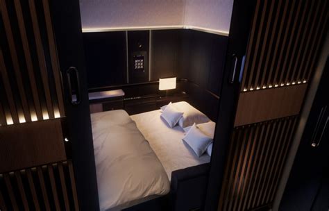 Nice A Double Bed Lufthansa Premium First Class Fully Enclosed Cabin