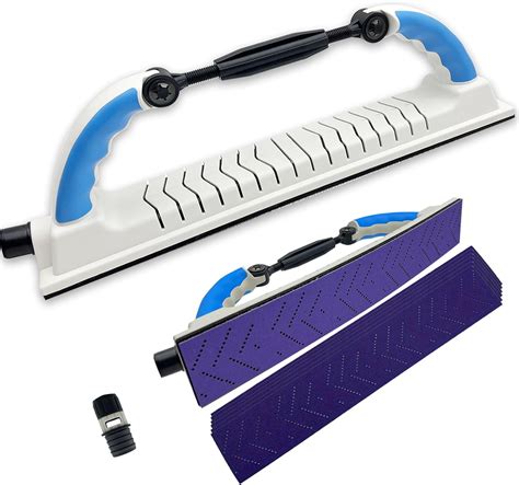 Dust Free Longboard Hand Sanding Block Adjustable Flex With
