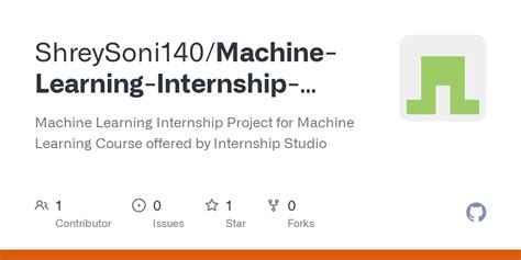 Github Shreysoni140machine Learning Internship Project By Internship