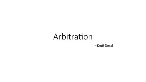 Arbitration And Conciliation Ppt Arbitration And Conciliation Ppt