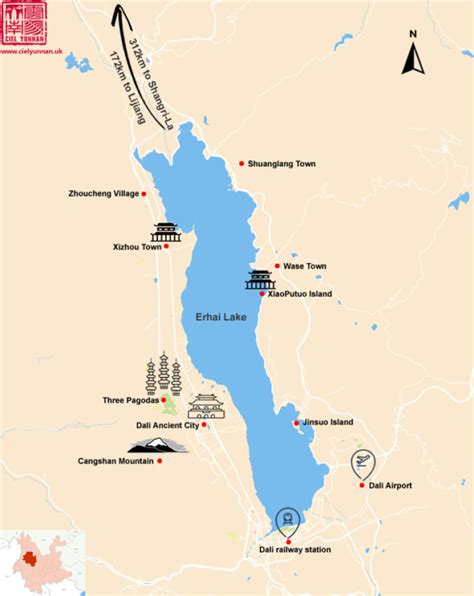 Erhai Lake Travel Informationtours Ciel Yunnan