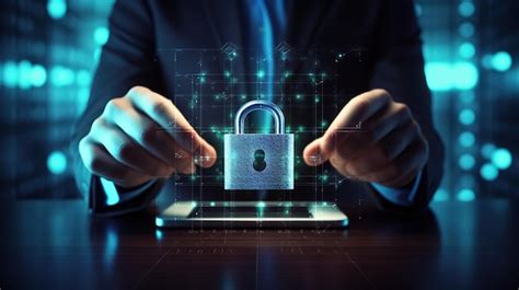 Premium Photo Cyber Security Networkgenerative Ai