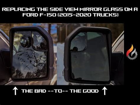 Replacing The Side View Mirror Glass On A 2018 Ford F 150 2015 2020
