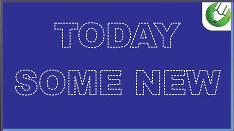 Dotted Style Outline On Text Coreldraw Tutorial Youtube