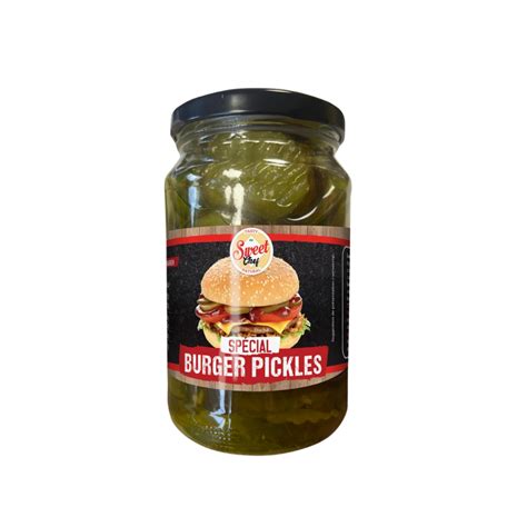 Burger Pickles Sweetchef