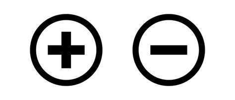 Plus And Minus Sign
