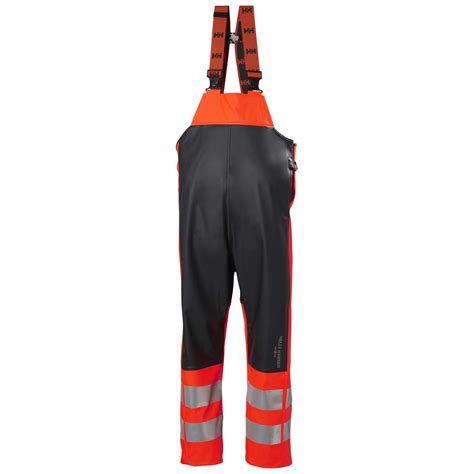 Helly Hansen Alna 20 Hi Vis Waterproof Rain Bib And Brace Overalls