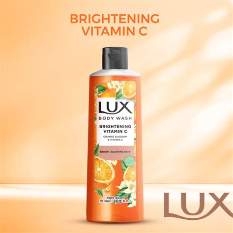 Lux Body Wash Orange Blossom And Vitamin C 245ml Free Loofah Unilever
