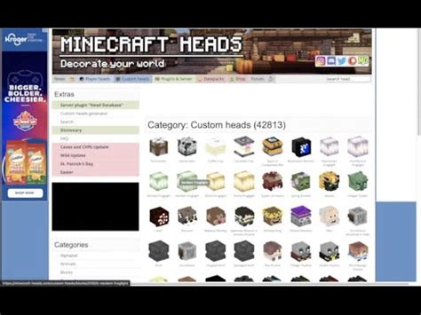 How To Make Custom Heads In Minecraft YouTube