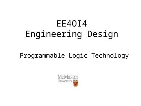 ppt ee4oi4 engineering design programmable logic technology dokumen