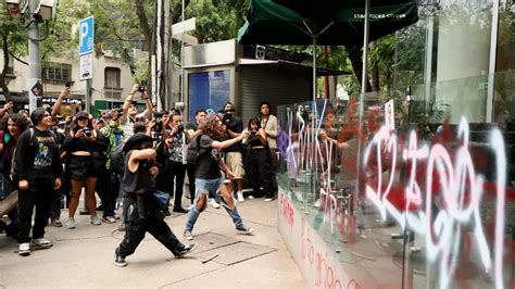 Vandalizan Negocios Durante Marcha Contra La Gentrificación En Cdmx