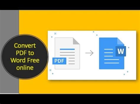 How To Convert PDF To Microsoft Word Online Free Without Software