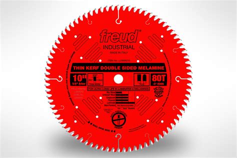 Freud 10” 80t Laminate Melamine Blade — Thin Kerf The Woodsmith Store