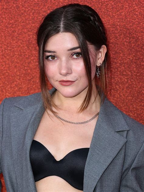 Katie Douglas Elevates 411 Petite Frame In Bra And Blazer Look At