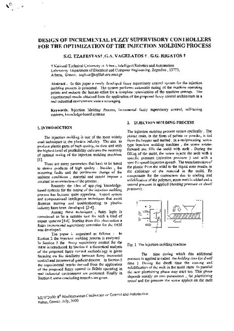 pdf design of incremental fuzzy supervisory controllers for the