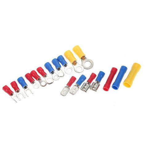 650pcs Assorted Insulated Ring Crimp Terminals Electrical
