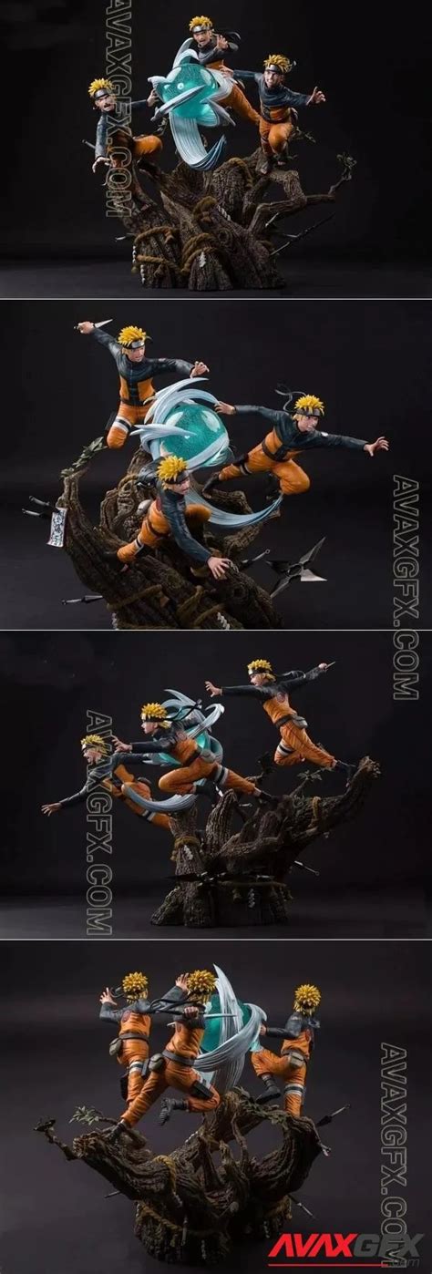 Naruto Uzumaki And Shadow Clones 3d Print — Teletype