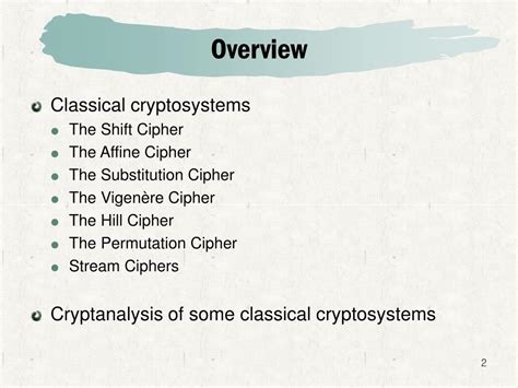 Ppt Classical Cryptography Powerpoint Presentation Free Download Id 4431632