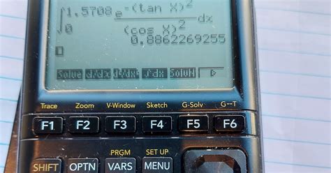 Eddies Math And Calculator Blog Casio Fx 9750giii Integrals With Infinite Limits