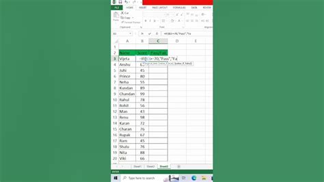 How To Use If In Excel If Function In Excel Excel Exceltips