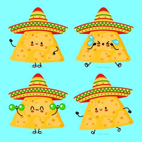 Cute Cartoon Nachos
