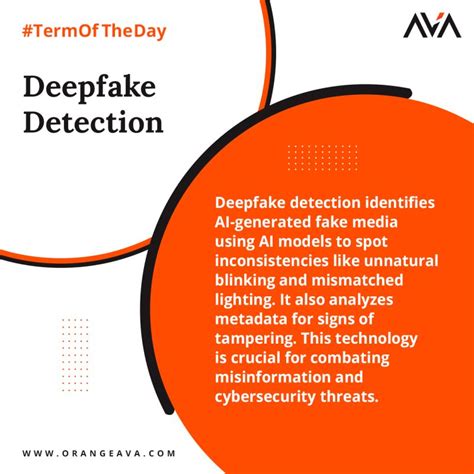 Ava® An Orange Education Label On Linkedin Termoftheday Deepfake Ai Cybersecurity