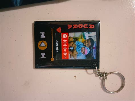 Spotify Customize Keychain With Photo