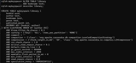 getting started with ddl statements of cassandra query language