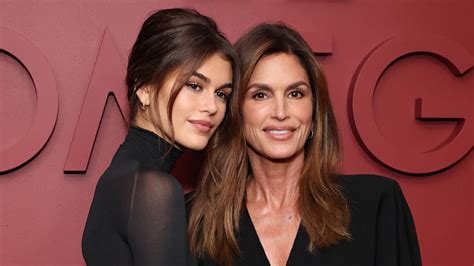 Cindy Crawford And Kaia Gerber Share Stylish Mother Daughter Moment In