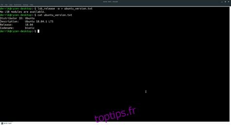 Comment Générer Des Commandes Linux Dans Un Fichier ~ Toptips Fr