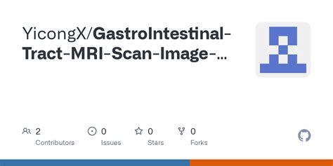 Github Yicongxgastrointestinal Tract Mri Scan Image Segmentation