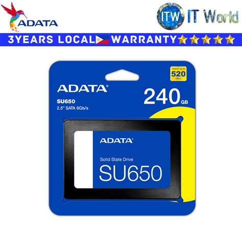 Itw Adata Ultimate Su D Nand Internal Ssd Gb Gb Gb Lazada Ph