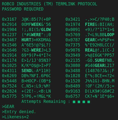 GitHub TheHangel Fallout4 Hacking Minigame The Terminal Hacking Minigame From Fallout 4 In