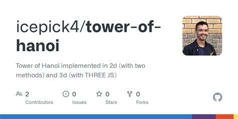 GitHub icepick tower of hanoi Tower of Hanoï implemented in d with two methods and d