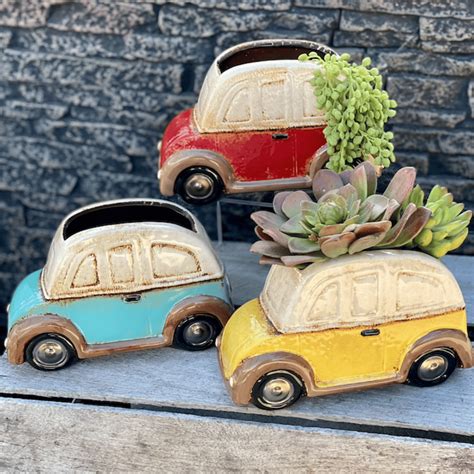 Vw Beetle Pot Sproutwell Decor