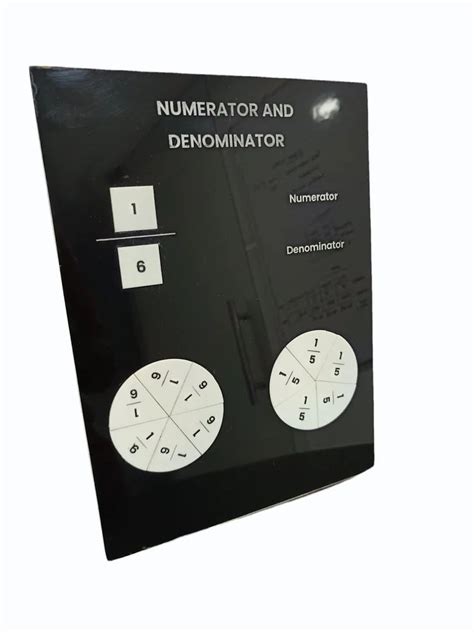 wood multicolor primary numerator denominator math set at rs 1600 piece
