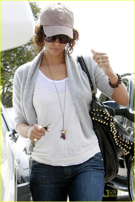 Halle Berry Is A Cap Crusader Photo Halle Berry Pictures Just Jared