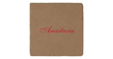 Professional Classical Handwriting Name Custom Trivet Zazzle