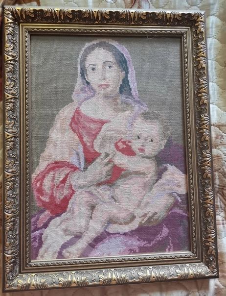 Картина Мать и дитя Высота 44 см Ширина 33 см 5 000р Галина Из рук в руки Барахолка Объявления