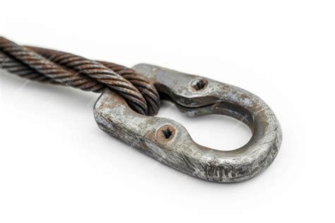 Wire Pulling Grip Clevis Isolated On White Background Premium Ai Generated Image