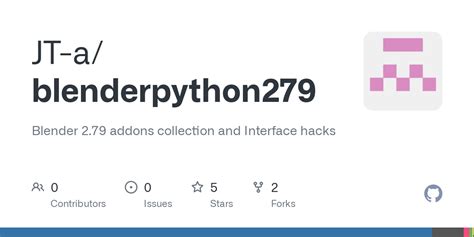 Github Jt A Blenderpython Blender Addons Collection And Interface Hacks