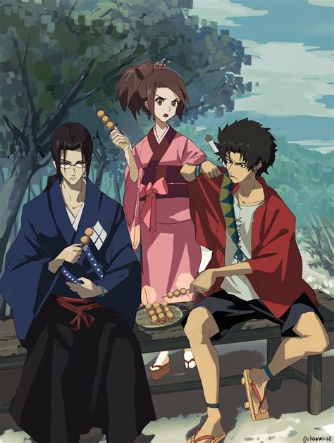 Samurai Champloo Official Art Samouraï Champloo Samuraï Champloo Samouraï